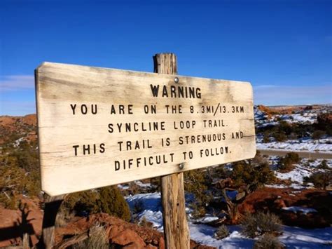 Spirit And Adventure Syncline Loop Trail