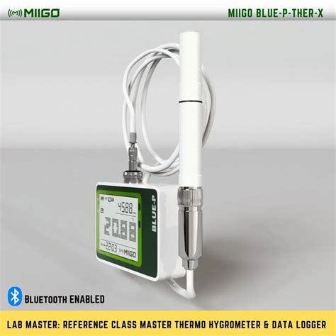 Reference Class Bluetooth Master Digital Thermo Hygrometer Cum Data Logger With 5 Years Warranty
