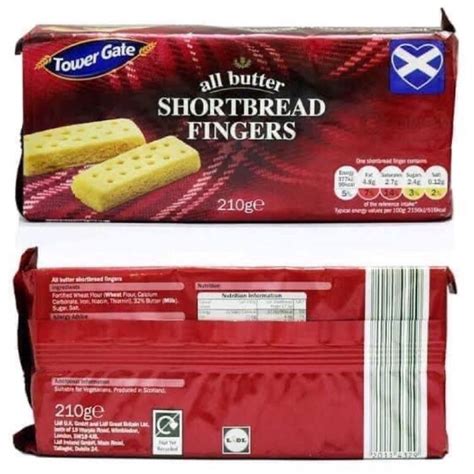 Tower Gate Shortbread Fingers Biscuits 210g Lazada Ph