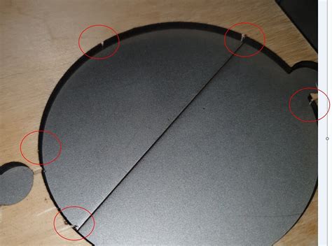 Not Cutting The Hole Shape After Cutting Small Parts Is Left