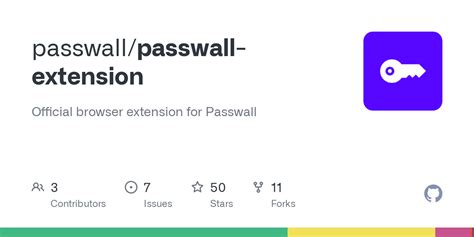 Github Passwallpasswall Extension Official Browser Extension For