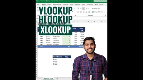 Xlookup Vlookup And Hlookup Formula In Hindi Language Msexcel Excel