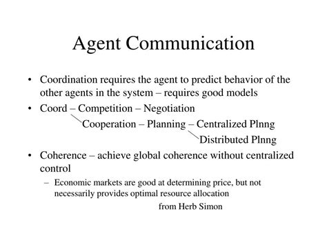 Ppt Agent Communication In Multi Agent Systems Powerpoint
