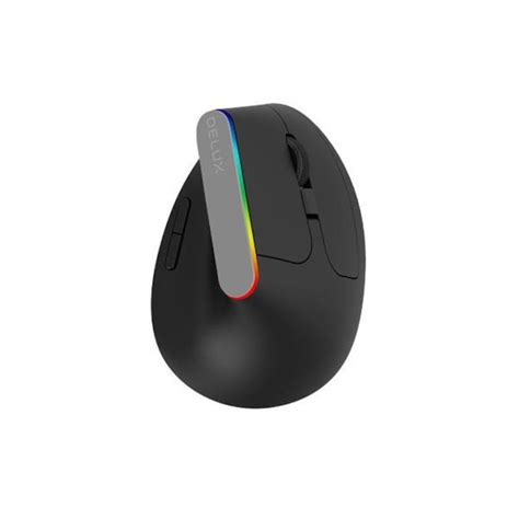 Mouse Mini Delux M618 Negru Usb 1600 Spi Receptor Nano Usb De 2 4