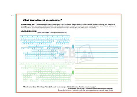 ¿que Son Los Intereses Vocacionales Pdf
