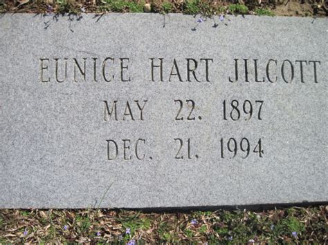 Eunice Hart Jilcott 1897 1994 Find A Grave Memorial