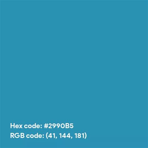Neptune Color Hex Code Is 2990b5
