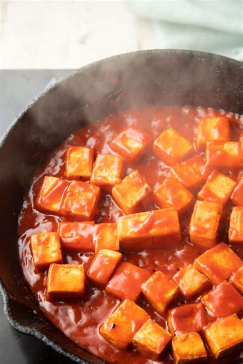 Spicy Gochujang Tofu Connoisseurus Veg