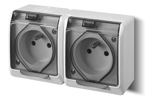 Elektro Plast Nasielsk Hermes Gniazdo hermetyczne podwójne z