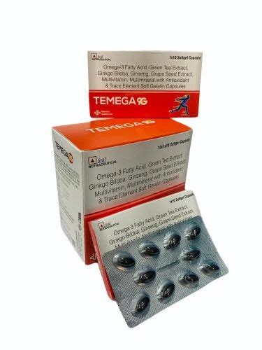 Temega G Omega Fatty Acid Multimineral With Antioxidant Trace Element Soft Gelatin Capsules