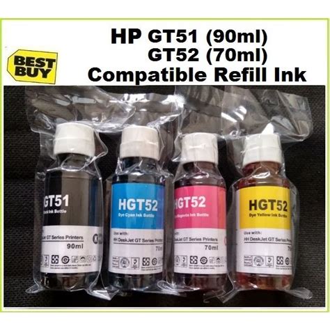 Hp Premium Compatible Refill Ink Hp Gt Gt For Deskjet Gt Gt Hp Ink Tank