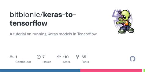 Github Bitbionickeras To Tensorflow A Tutorial On Running Keras
