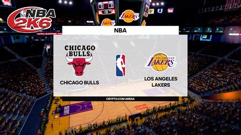 Nba 2k6 2006 Chicago Bulls Vs Los Angeles Lakers Gameplay Xbox