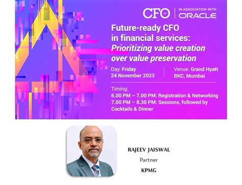 Cfo India On Linkedin We Are Delighted To Have Rajeev Jaiswal As Our