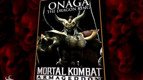 Mortal Kombat Armageddon Onagas Trading Kard Bio Youtube