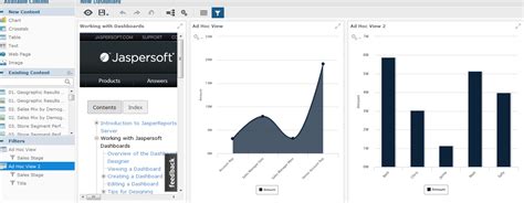 Learn New Features In Jaspersoft 6 2 Dashboards Intra Dashlet Drill Down With Ad Hoc Views In