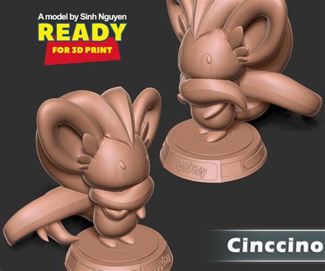 Artstation Cinccino Pokemon Fanart Resources