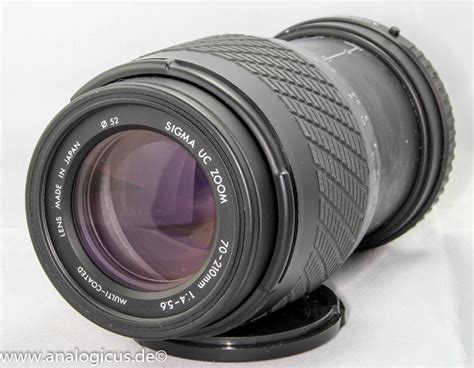 Sigma Uc Zoom 70 210 Mm F4 56 Multi Coated Manueller Fokus Alte
