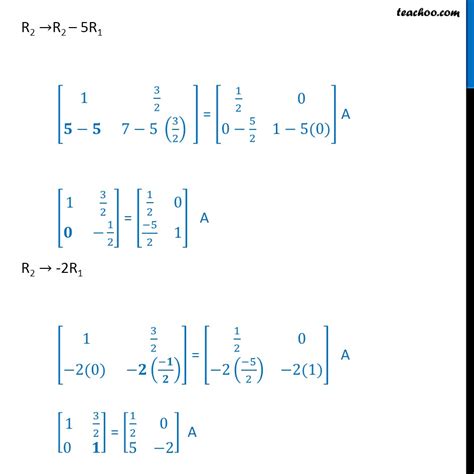 Ex 34 4 Find Inverse Of 2 3 5 7 Chapter 3 Class 12 Ncert
