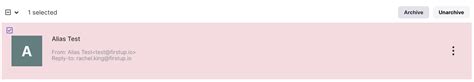 Create And Manage Email Aliases Firstup