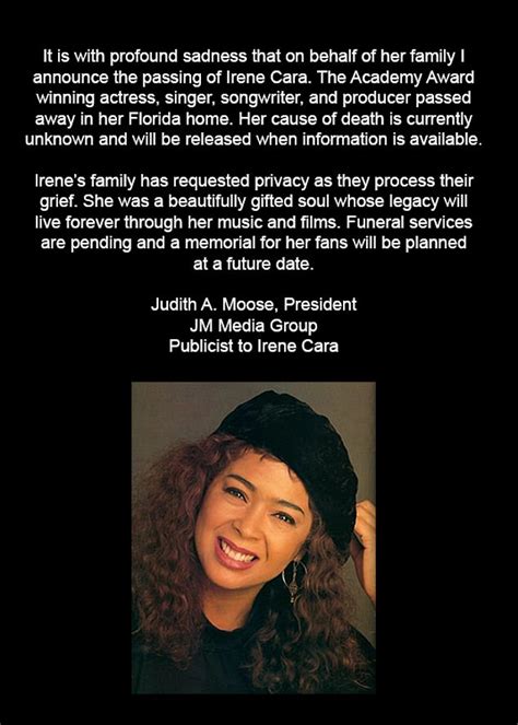 Flashdance Ganador Del Oscar Qué Sentimiento La Cantante Irene Cara