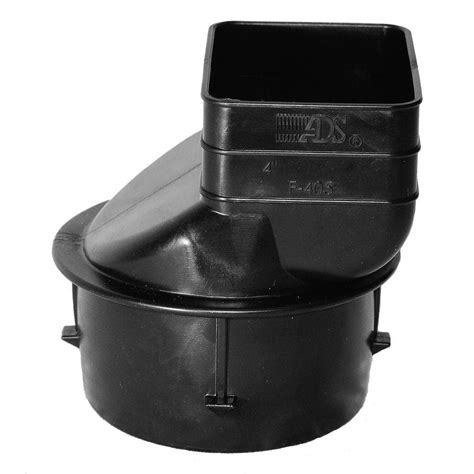 Nds 4 In Corrugated Polyethylene Hub X Spt Adapter 451 The Home Depot