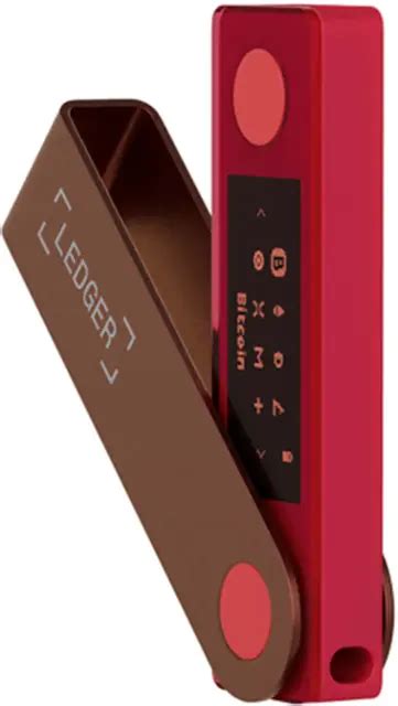 ledger nano x crypto hardware wallet bluetooth ruby red nx ruby red