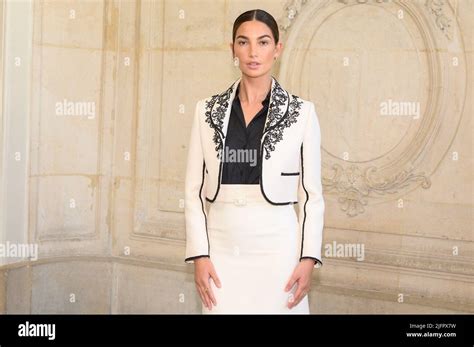 Paris France July 04 2022 Lily Aldridge Attends The Christian Dior