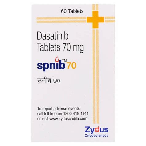 Spnib 70mg Dasatinib Tablets At ₹ 3290 Bottle Sprycel Tablet In Mumbai Id 24247567873