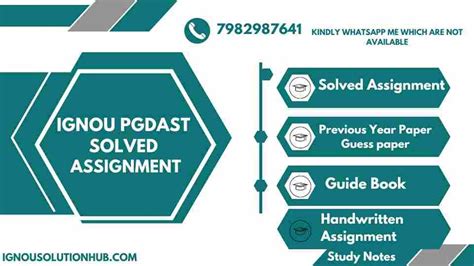 IGNOU PGDAST Solved Assignment IGNOU Solved Assignment Download Pdf