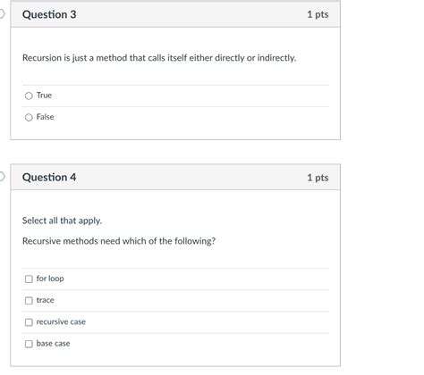 Solved What Error Is Thrown If Too Many Recursive Calls Are