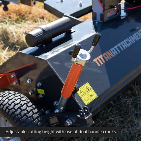 48 Atv Tow Behind Flail Mower For Land Maintenance Briggs And