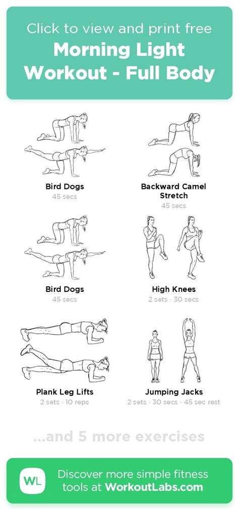 Morning Light Workout Full Body · Workoutlabs Fit Light Exercise