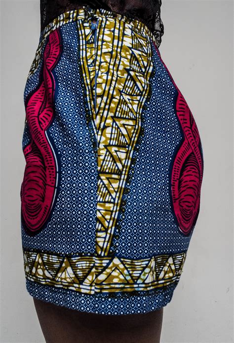 African Print Shorts Uk Size 8 Ankara Shorts Dutch Wax Print Shorts