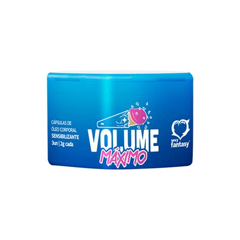 Volume Máximo Cápsulas De Óleo Corporal Sensibilizante 3 Unidades Sexy