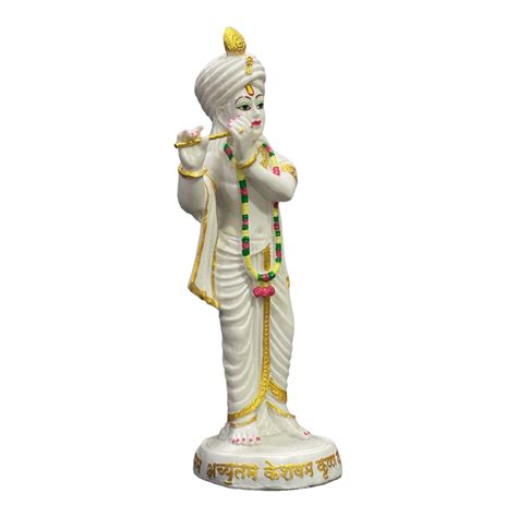 Standing Krishan With Bansuri Lord Keshav Idol Height 40 Cm Cutncurve