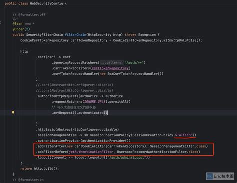 Spring Securityjwt 轻松实现前后端分离的认证架构 Eric技术圈