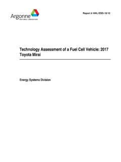 Technology Assessment Of A Fuel Cell Vehicle Toyota