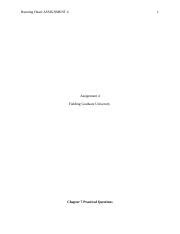Assignment 4 Docx Running Head ASSIGNMENT 4 1 Assignment 4 Fielding Graduate University
