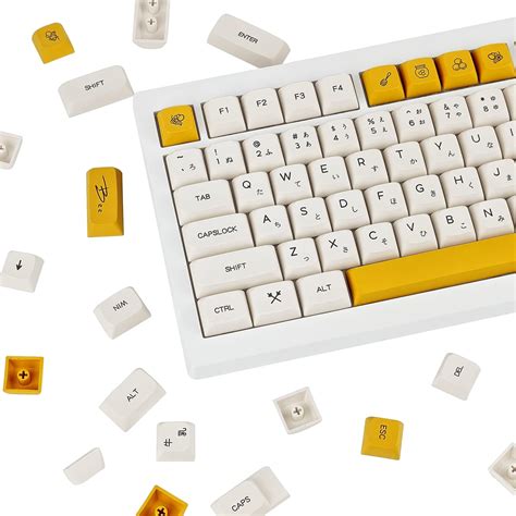 Amazon JOLINTAL 140 Keys Beige Japanese Keycaps Creamy XDA