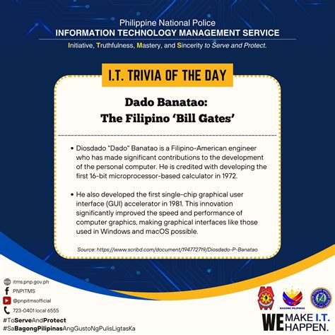 Lets Celebrate Another Filipino Technological Innovator Diosdado Dado Banatao Is A Filipino