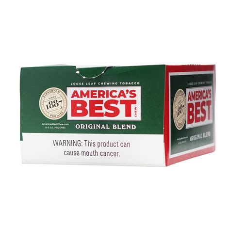 Americas Best Chewing Tobacco Original Blend 6ct Display Kmt