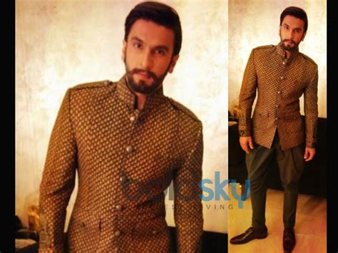 Handsome Ranveer Singh In Sabyasachi