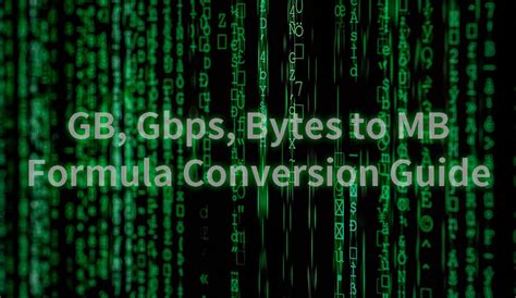 Usb Transfer Rate Gb Gbps Bytes To Mb Formula Conversion Guide Apphone