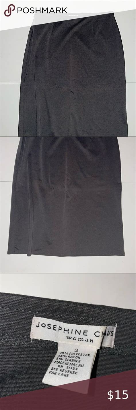 Josephine Chaus Woman Long Skirt Sz 3 EUC Grey Long Skirts For Women