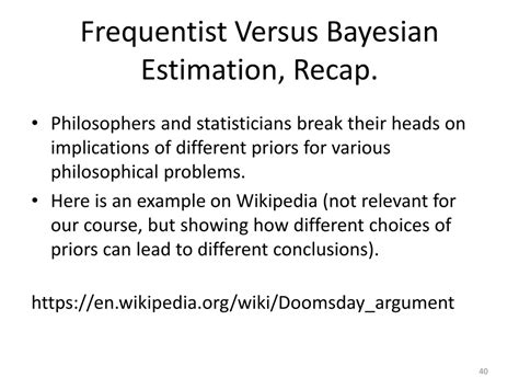 Ppt Frequentist Vs Bayesian Estimation Powerpoint Presentation Free Download Id8963538