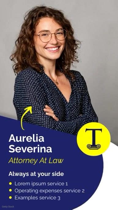 Attorney At Law Minimal Reel Advertisement Template Postermywall