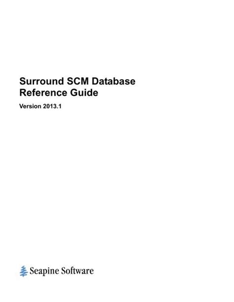 Surround SCM Database Reference Guide V2013 1