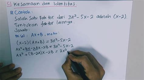 Contoh Soal Dan Pembahasan Kesamaan Identitas Suku Banyak Sukubanyak