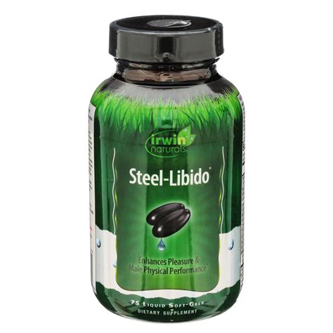 Irwin Naturals Steel Libido Liquid Soft Gels Shop Diet And Fitness At H E B